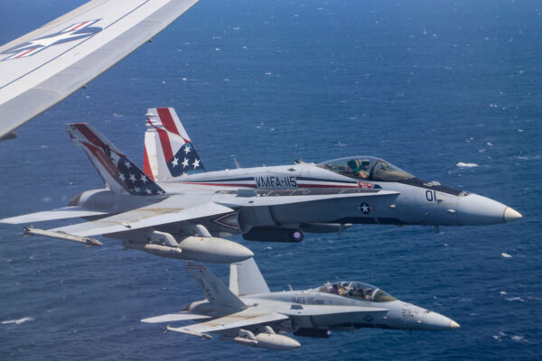 Raytheon Flies APG-79(V)4 GaN-AESA Radar in Marine Corps F/A-18 - Seapower