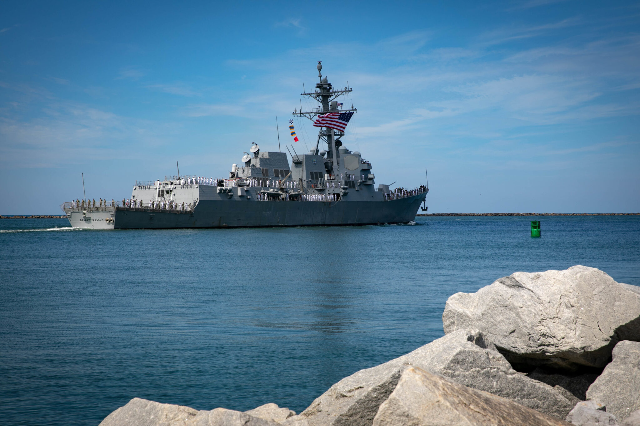 USS Delbert D. Black Under Way for First Deployment - Seapower