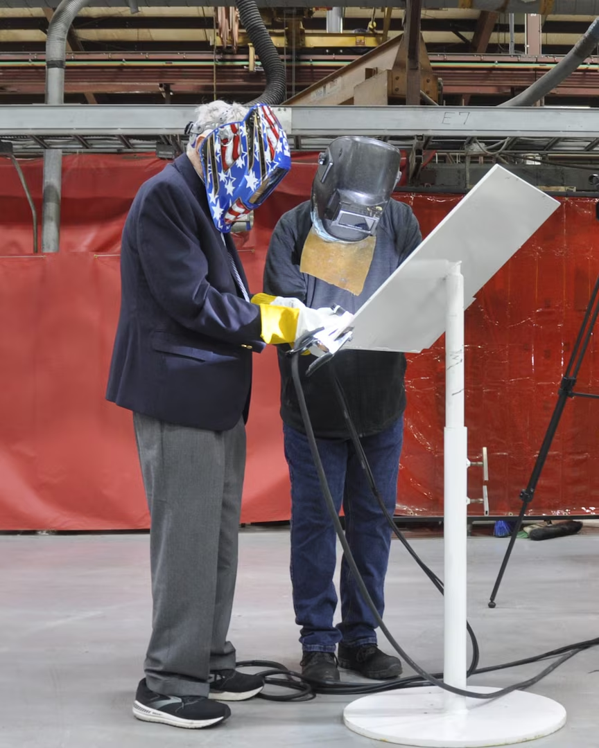 Navy Honors Capt. Thomas G. Kelley at Keel Plate Signing - Seapower