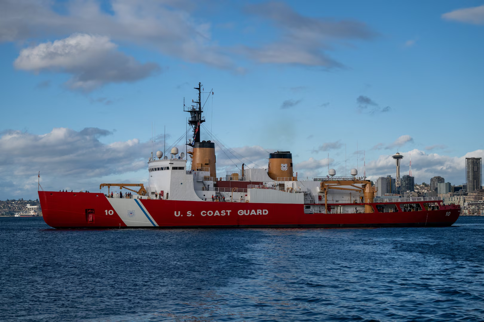 Coast Guard Heavy Icebreaker Departs Seattle for Deployment Bound for ...