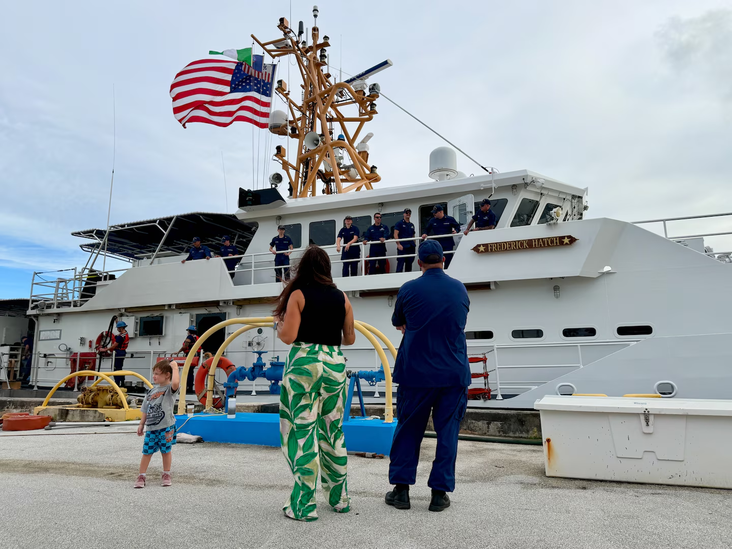 USCGC Frederick Hatch Returns to Guam Following Drydock in Honolulu ...