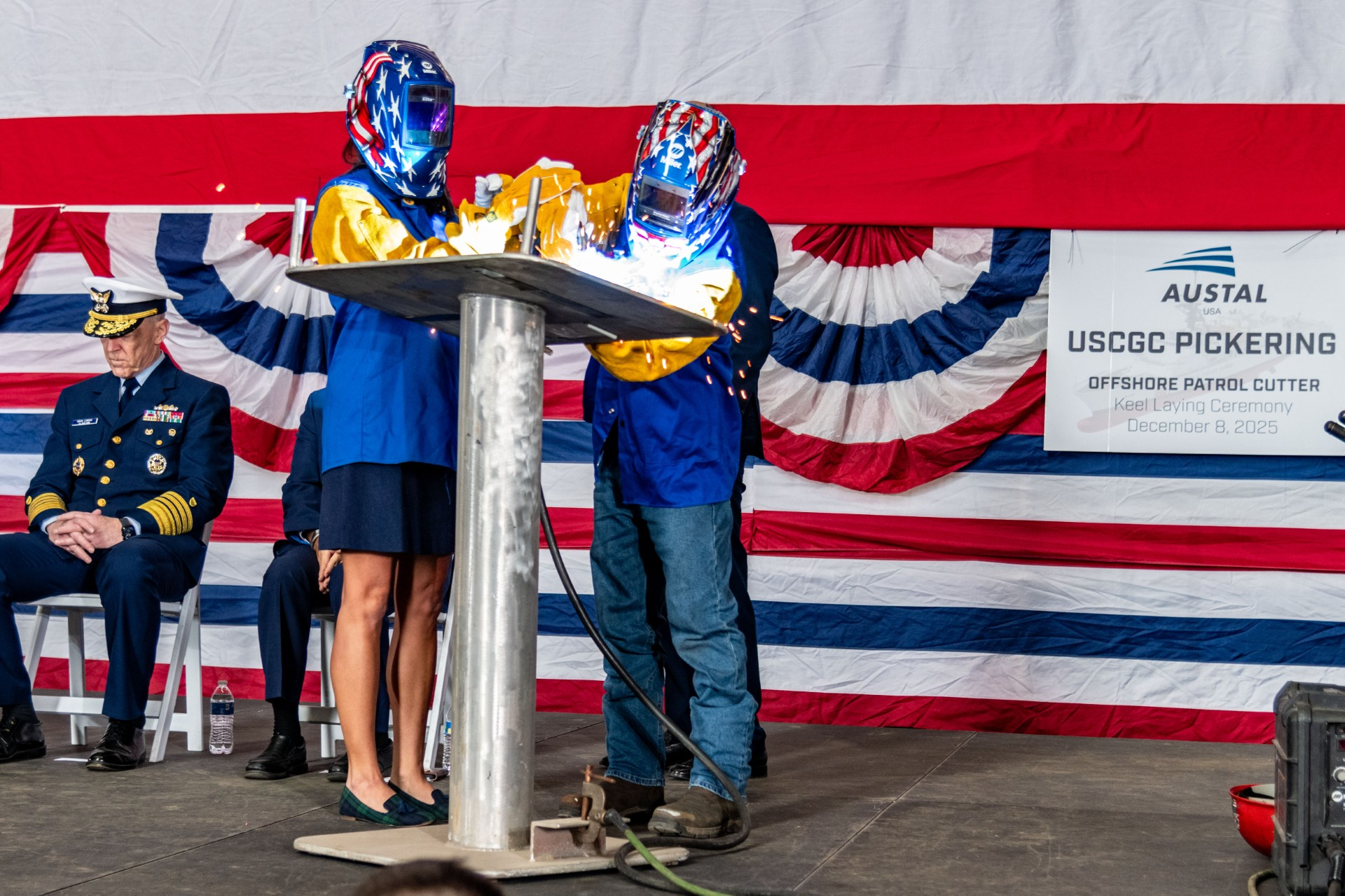 AUSTAL USA Lays Keel of Its First Offshore Patrol Cutter - Seapower