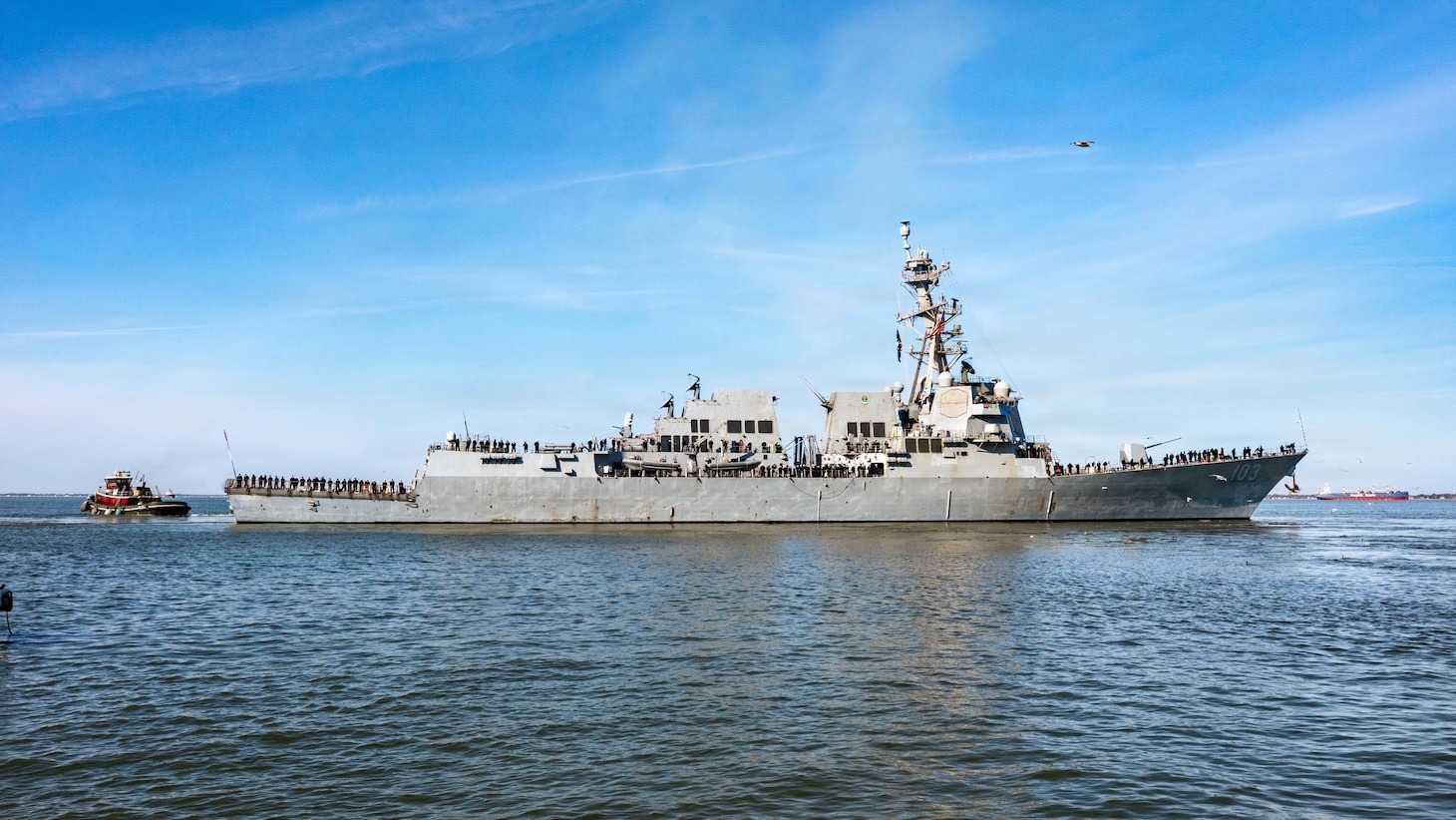 USS Truxtun Departs Naval Station Norfolk for Deployment - Seapower