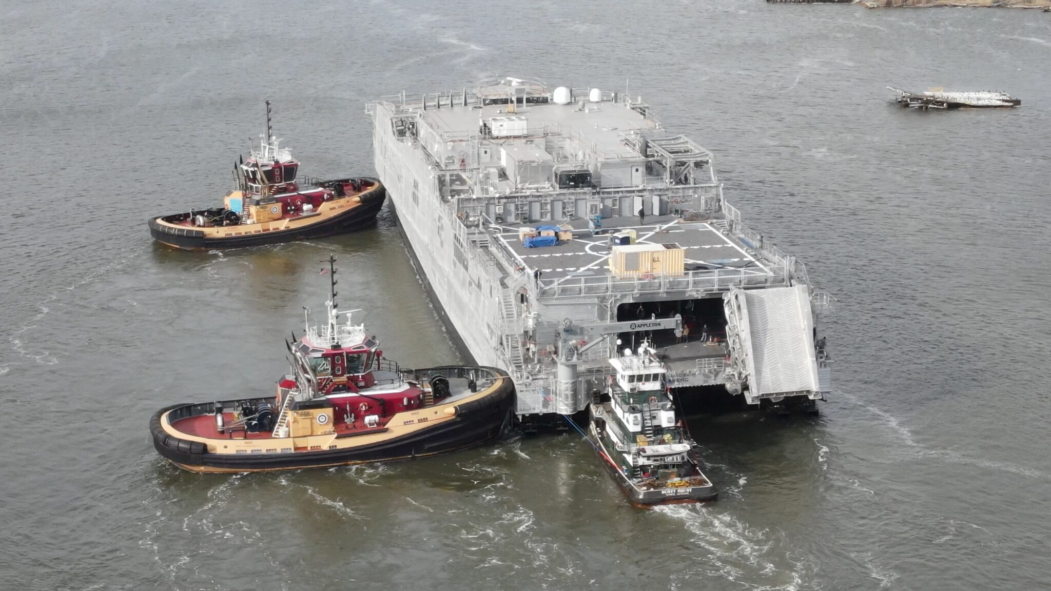 Austal USA Launches Final EPF, the Future USNS Lansing - Seapower